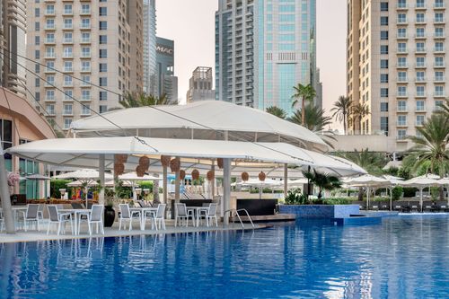 Pool and Beach Access with AED350 Food & Drinks Credit at Al Habtoor ...